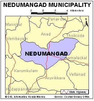 Welcome to Trivandrum District: Nedumangad